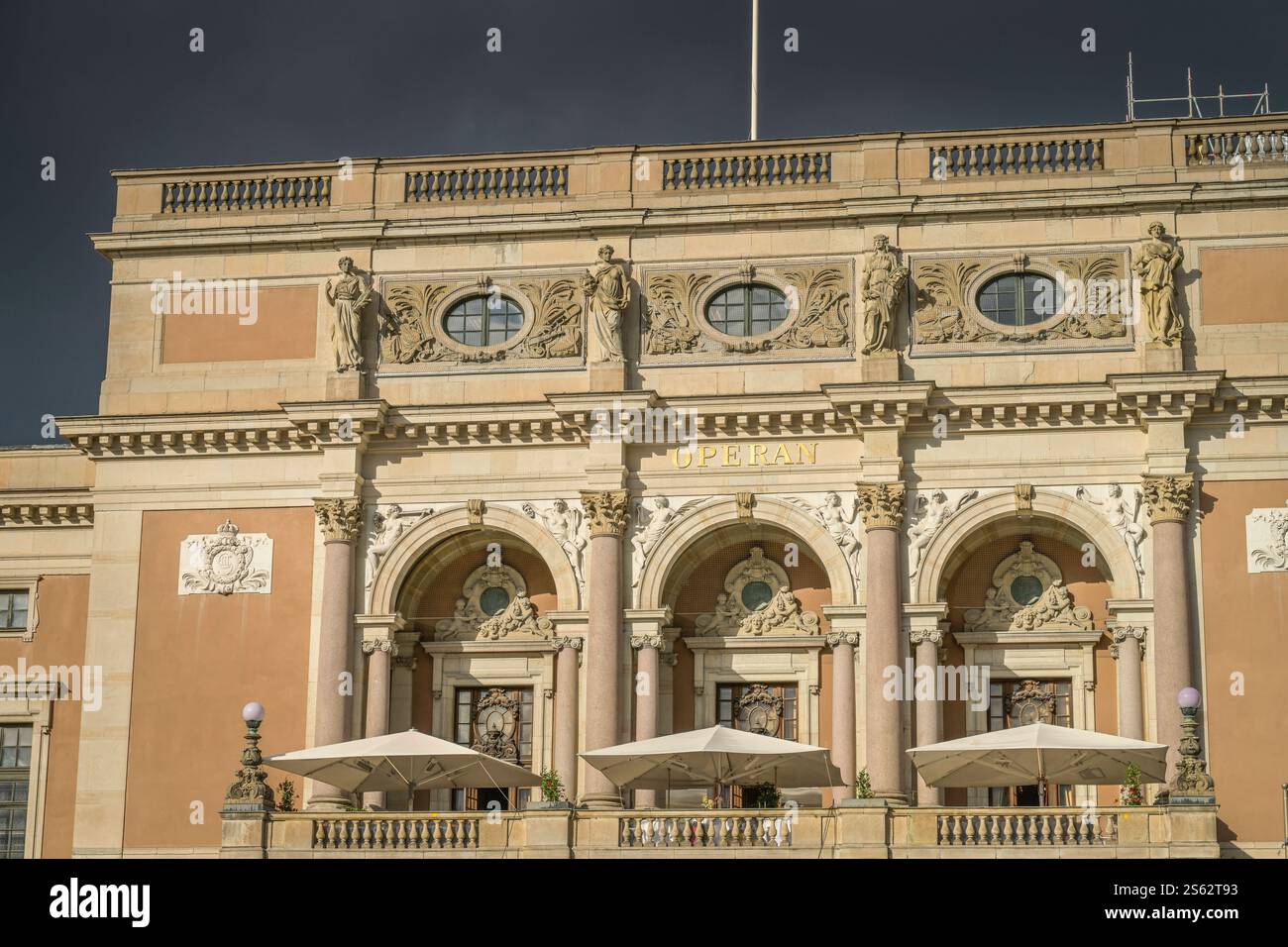 Opernhaus Kungliga Operan, Gustav Adolfs torg, Stockholm, Schweden ...