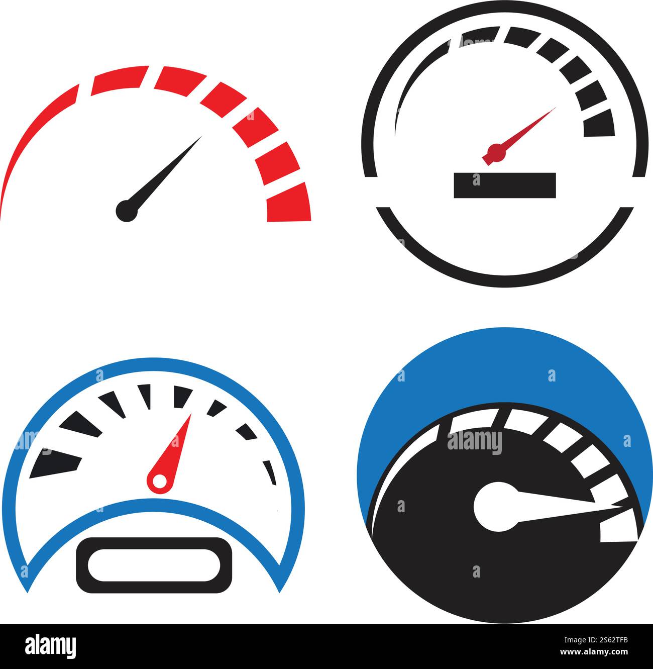 speedo meter logo icon template design Stock Vector Image & Art - Alamy