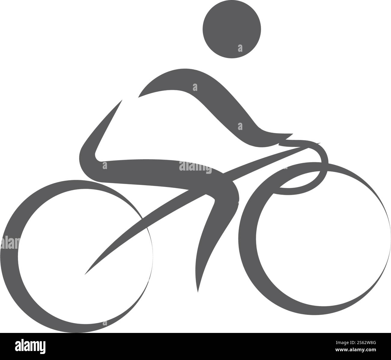 Cycling Logo Template vector symbol nature Stock Vector Image & Art - Alamy