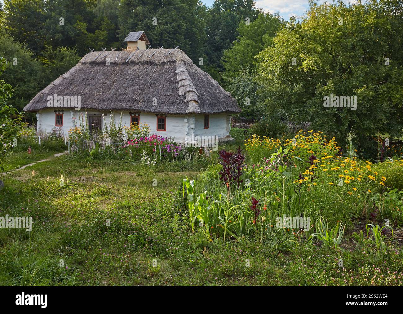 Old ukrainian house, Open-air museum of ukrainian architecture, Kiev ...