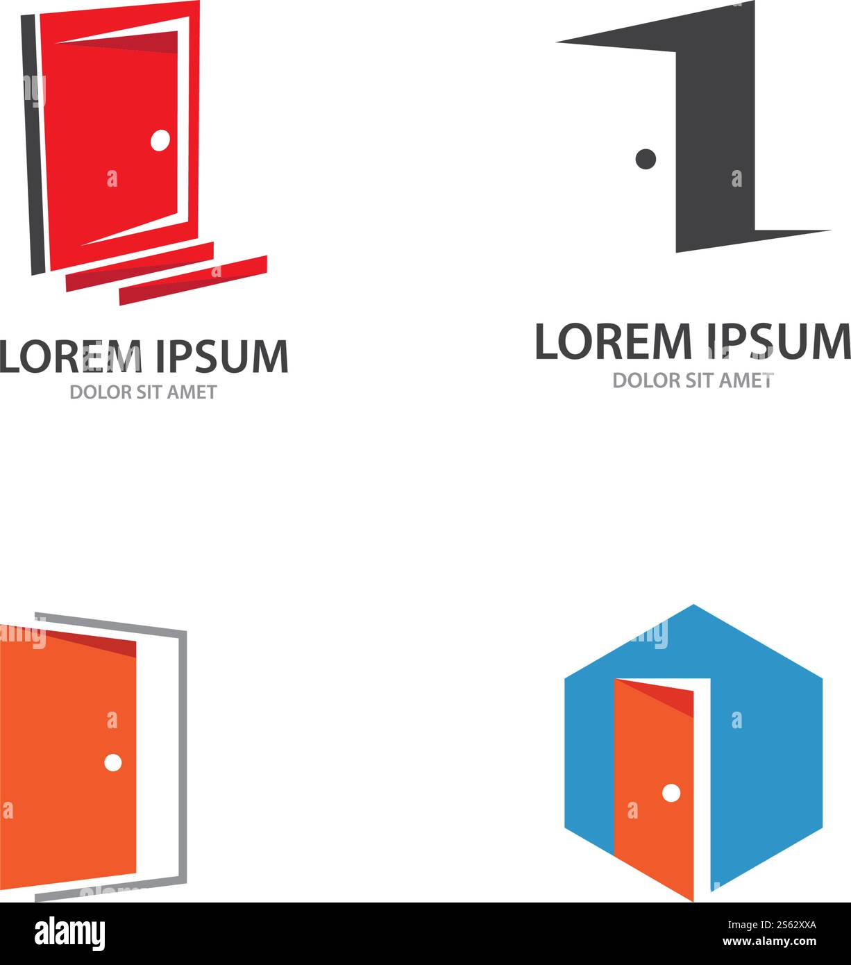 Door brand logo vector template Stock Vector Image & Art - Alamy