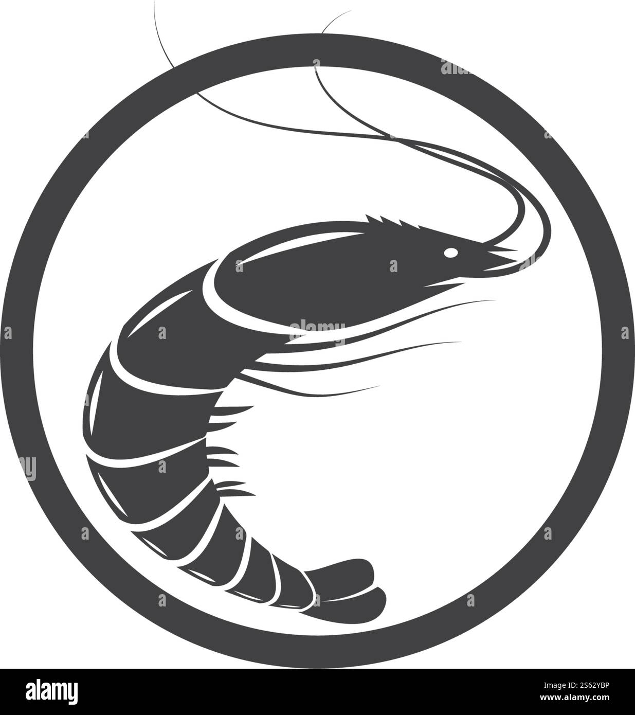 Shrimp illustration logo vector design Stock Vector Image & Art - Alamy