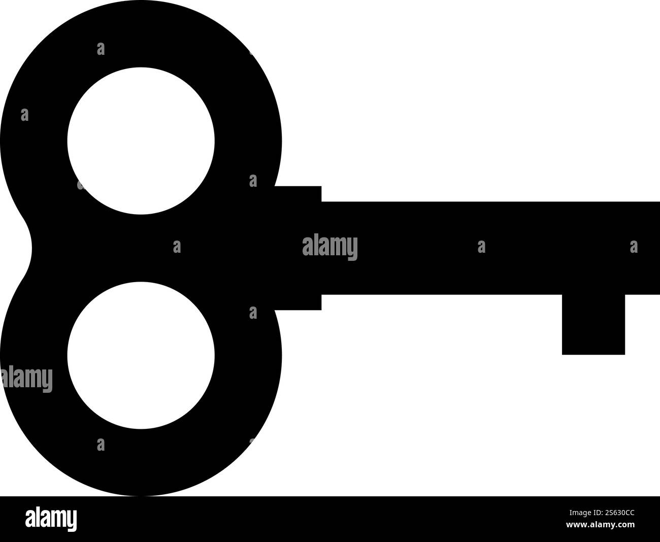 Winding mechanical clock Stock Vector Images - Alamy