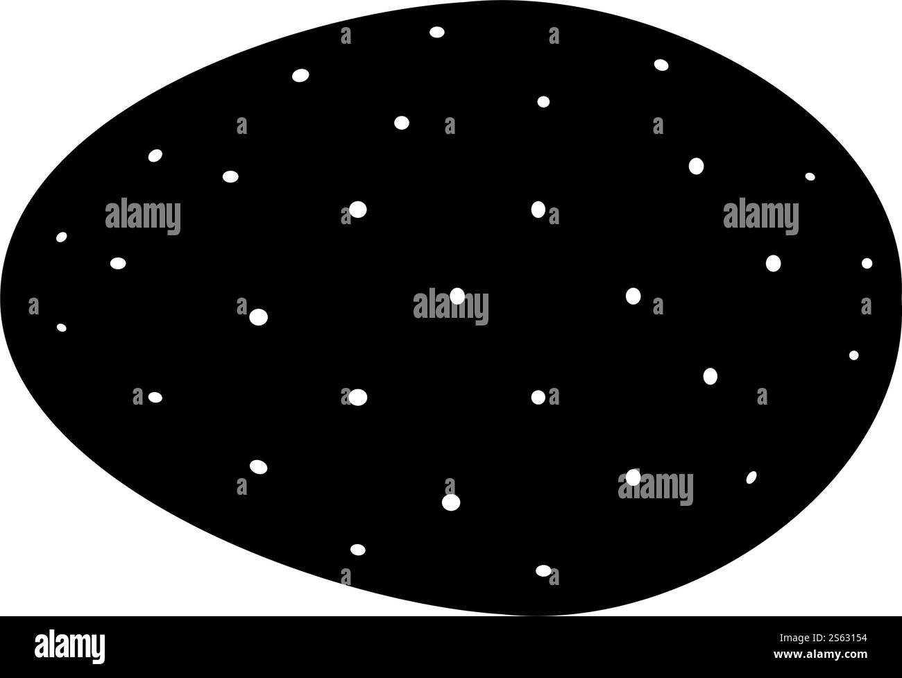 Potato vegetable icon black color vector illustration flat style simple ...