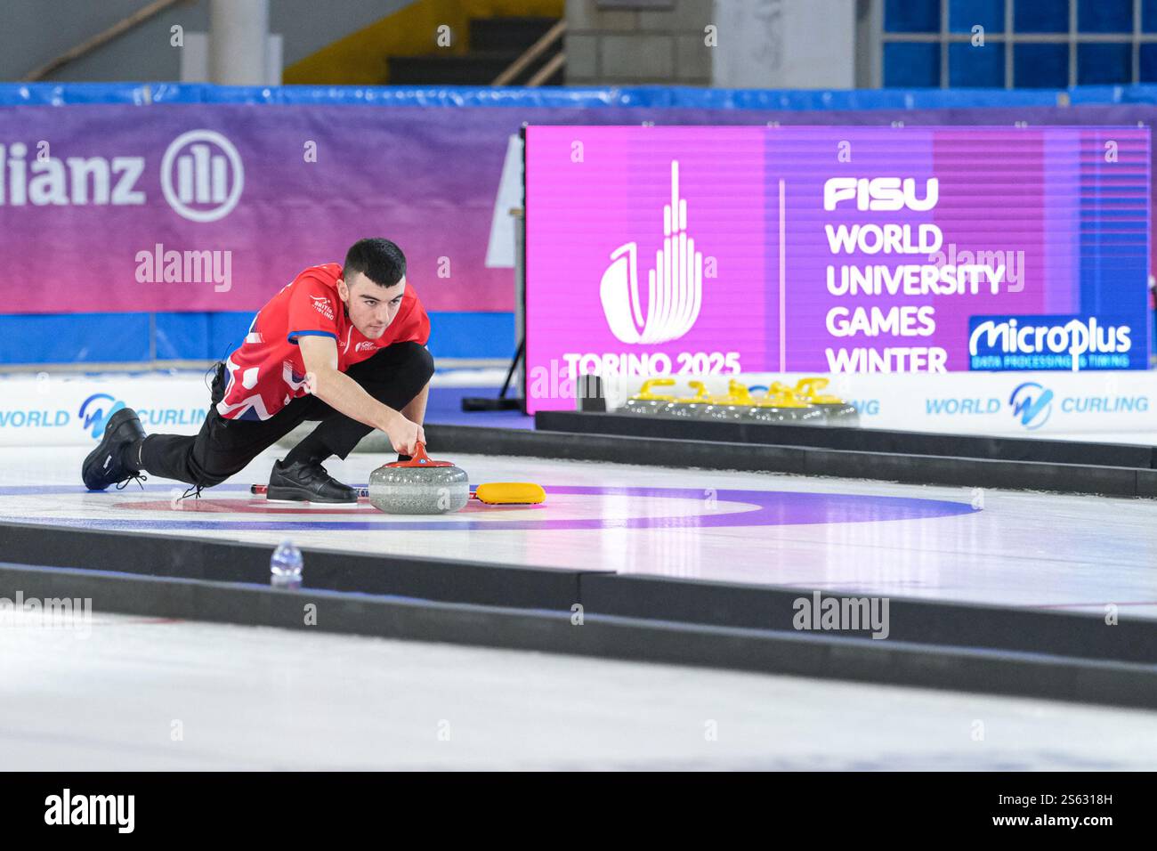 Turin, Italy. 14th Jan, 2025. Orrin Carson (GBR) in action during the ...