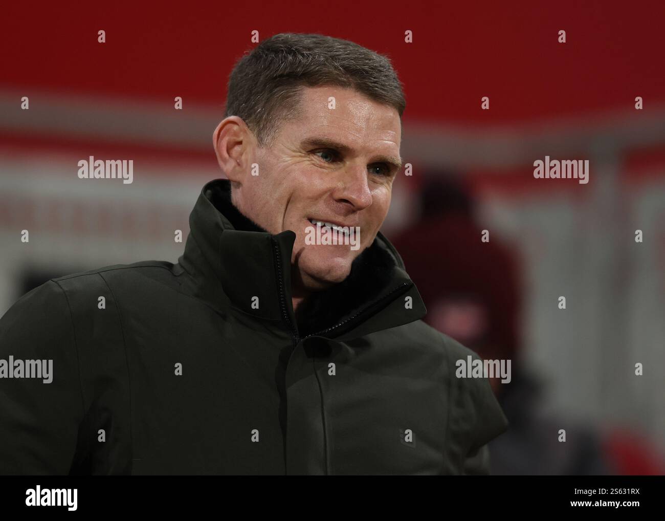 London, UK. 14th Jan, 2025. Anthony Barry, England assistant head coach ...