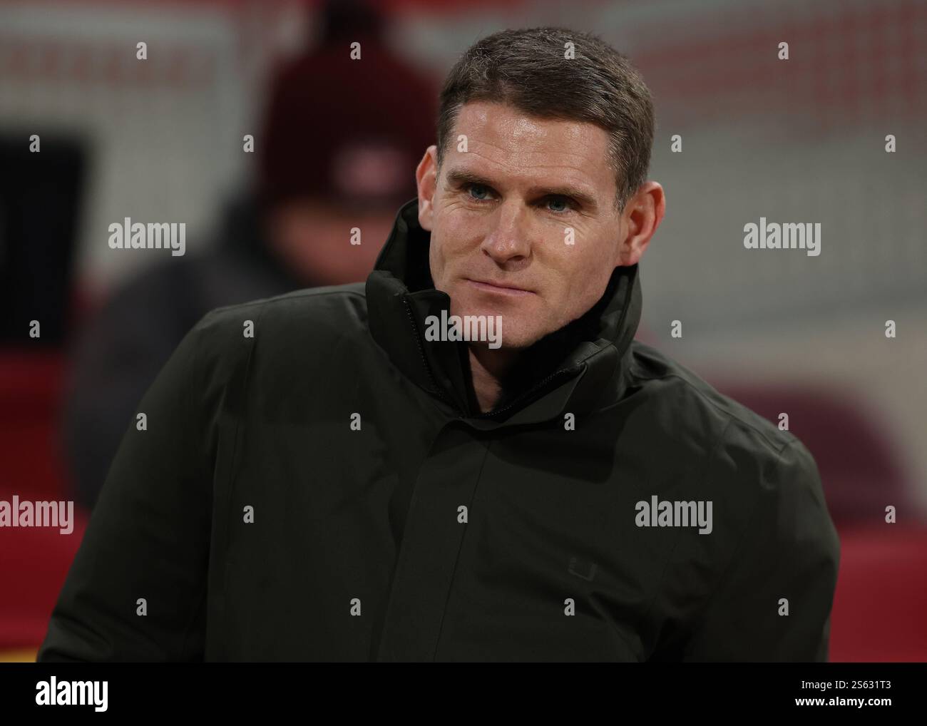 London, UK. 14th Jan, 2025. Anthony Barry, England assistant head coach ...