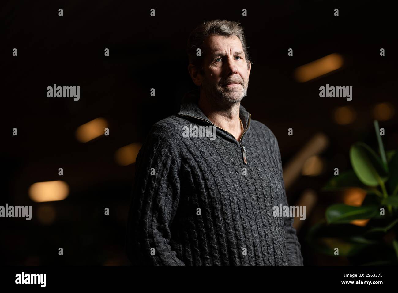250115 Magnus Wislander, expert of Swedish radio broadcaster Sveriges ...