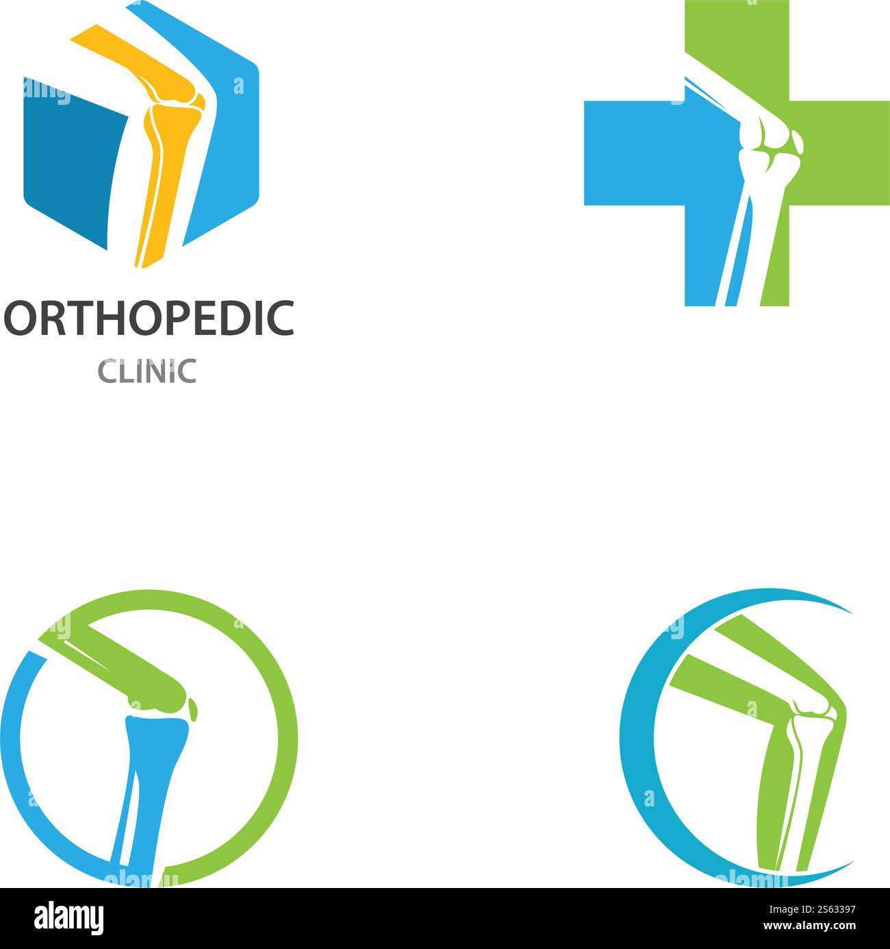 Orthopaedic clinic logo vector illustration Stock Vector Image & Art ...