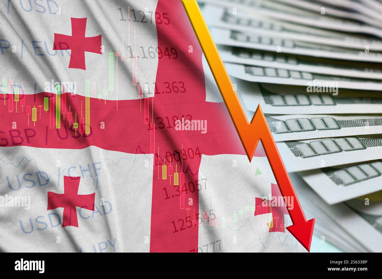 Georgia stock market chart background hi-res stock photography and ...