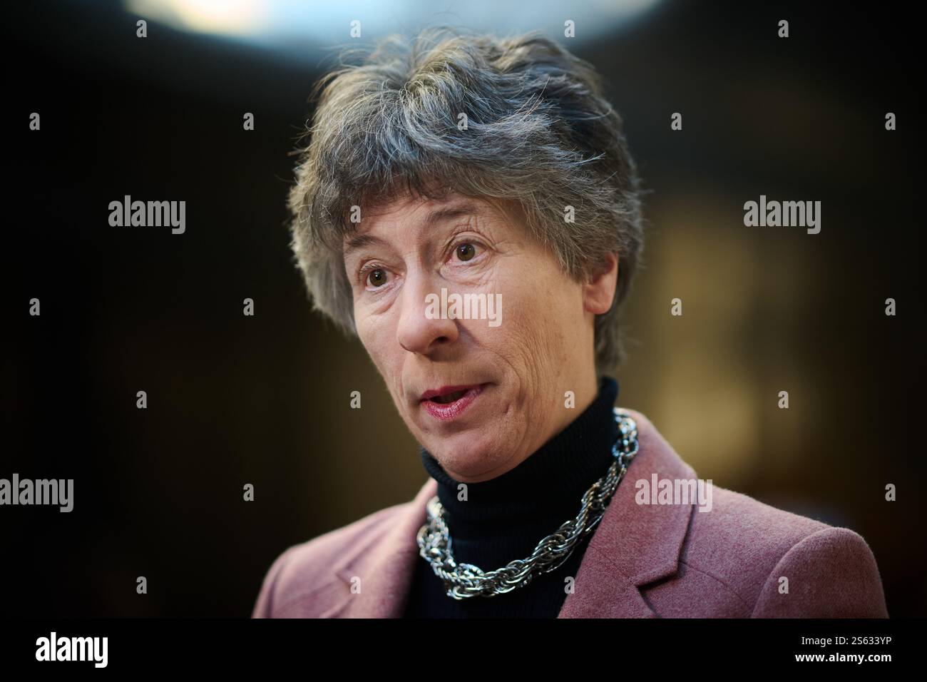 Edinburgh Scotland, UK 15 January 2025. Liz Smith MSP at the Scottish ...