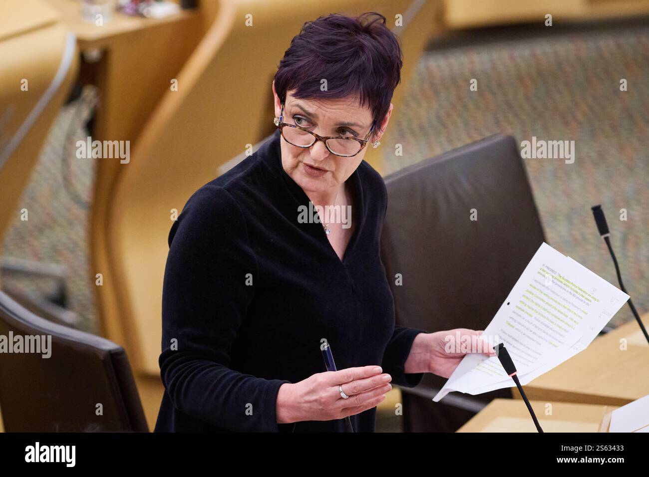 Edinburgh Scotland, UK 15 January 2025. Cabinet Secretary for Justice ...