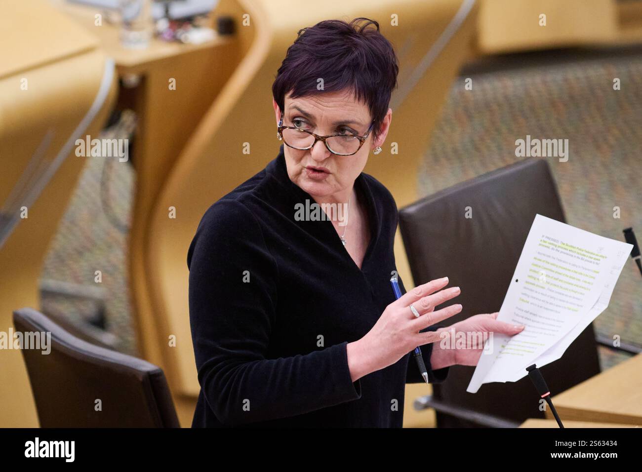 Edinburgh Scotland, UK 15 January 2025. Cabinet Secretary for Justice ...