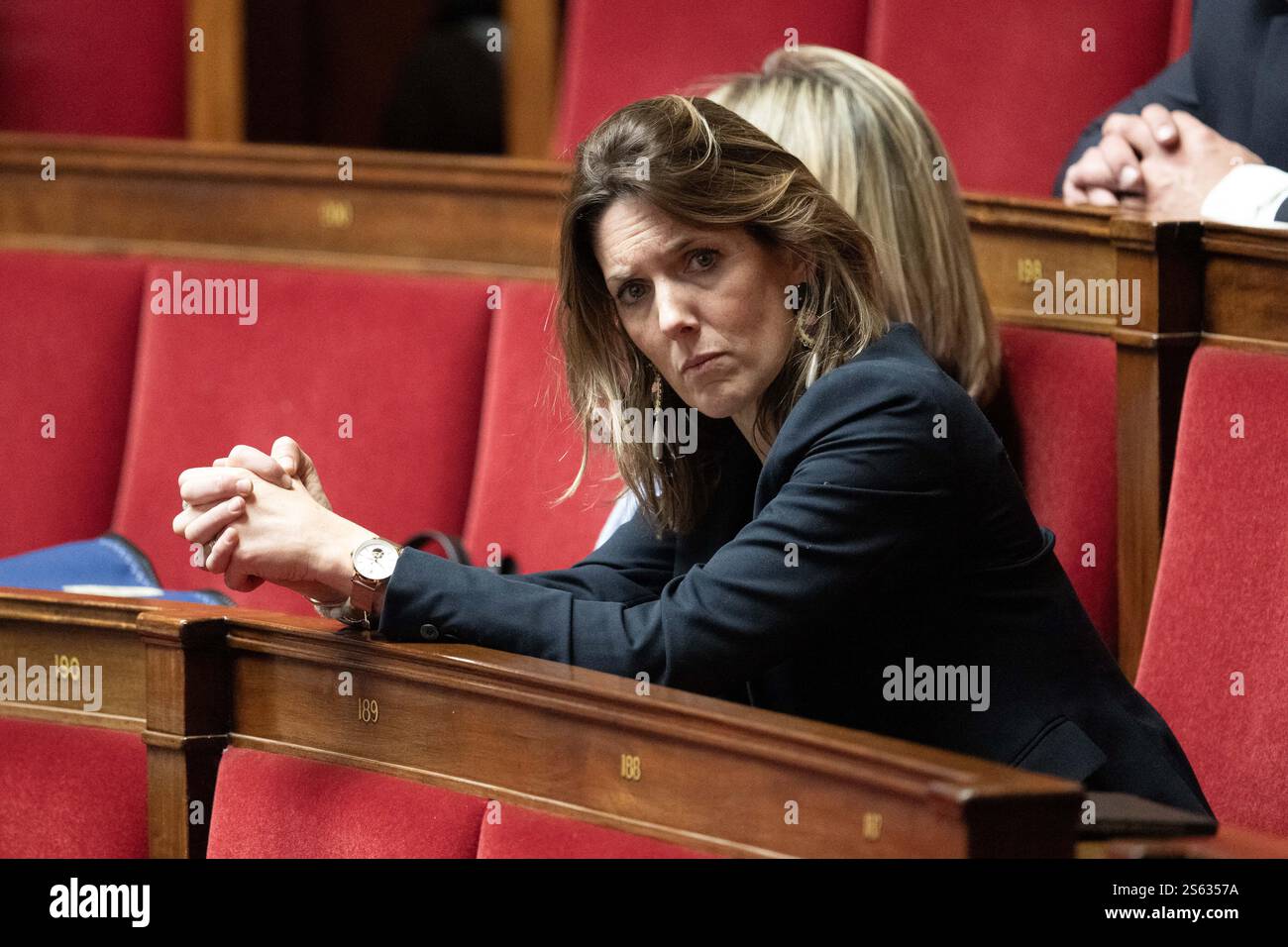 Deputy Christelle Petex attends a session of Questions to the Government at the French National ...