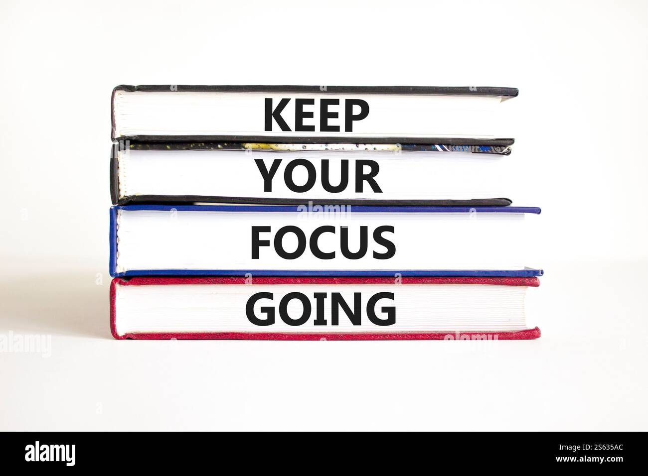 Keep your focus going symbol. Concept words Keep your focus going on ...