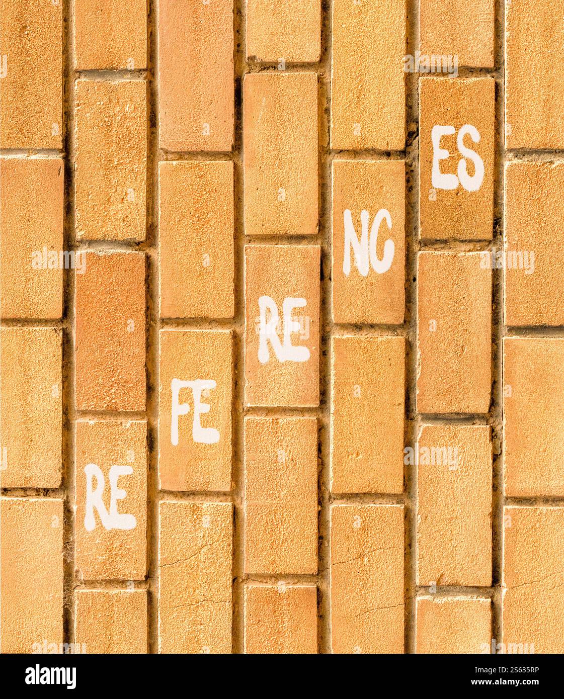 References or reference symbol. Concept word References on beautiful ...