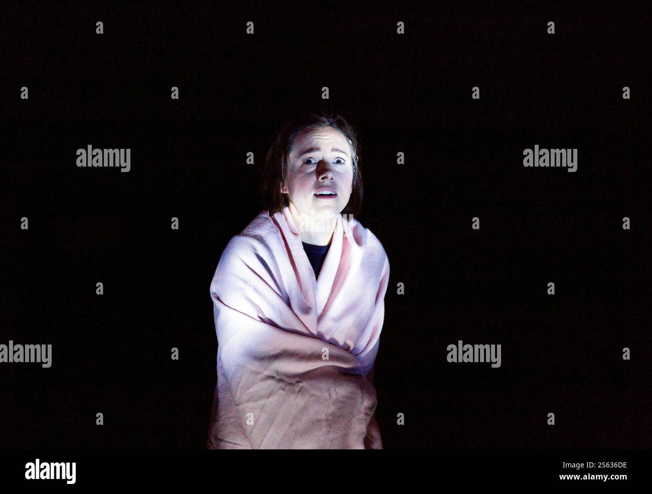 trapped and scared: Mary Bevan (Coraline) in the Royal Opera production ...