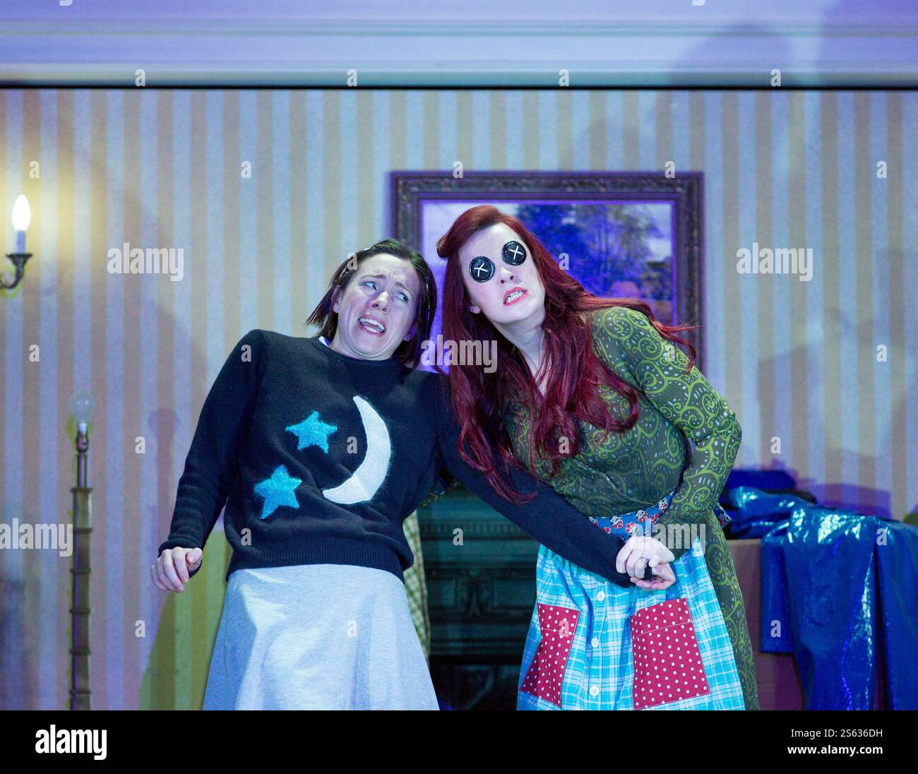 Mary Bevan (Coraline), Kitty Whateley (Other Mother - with button eyes ...