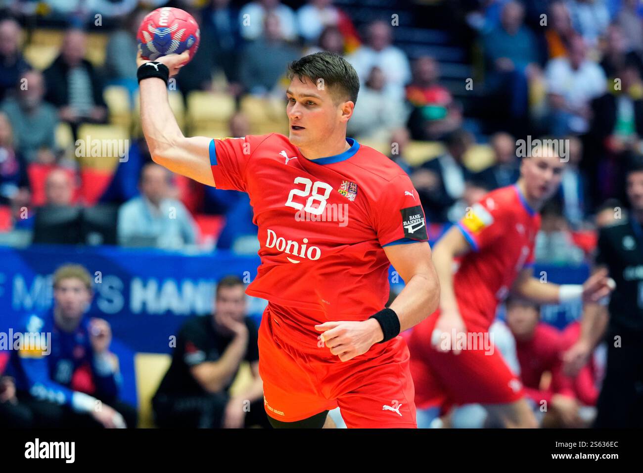 Czech's Matej Havran in action during the preliminary round group A ...