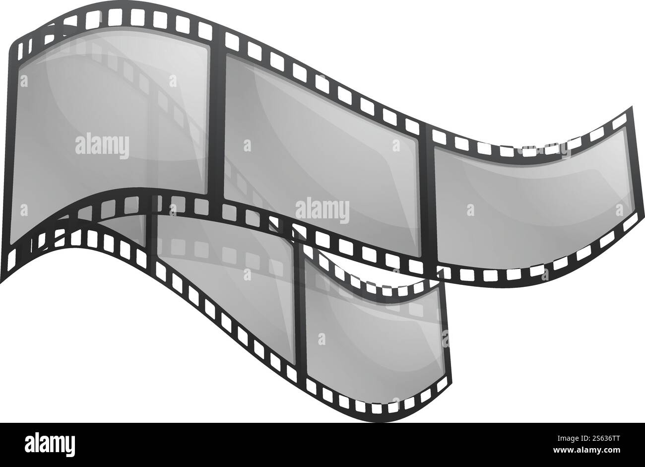 Filmstrip icon. Cartoon of filmstrip vector icon for web design ...