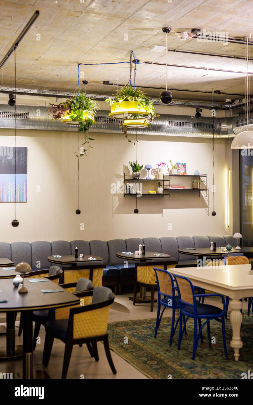 Freiburg, Germany. 15th Jan, 2025. Furniture in the dining room of the ...