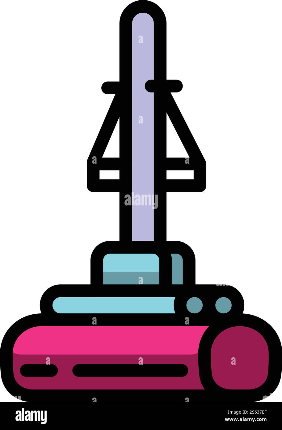Sponge mop icon. Outline sponge mop vector icon for web design isolated ...