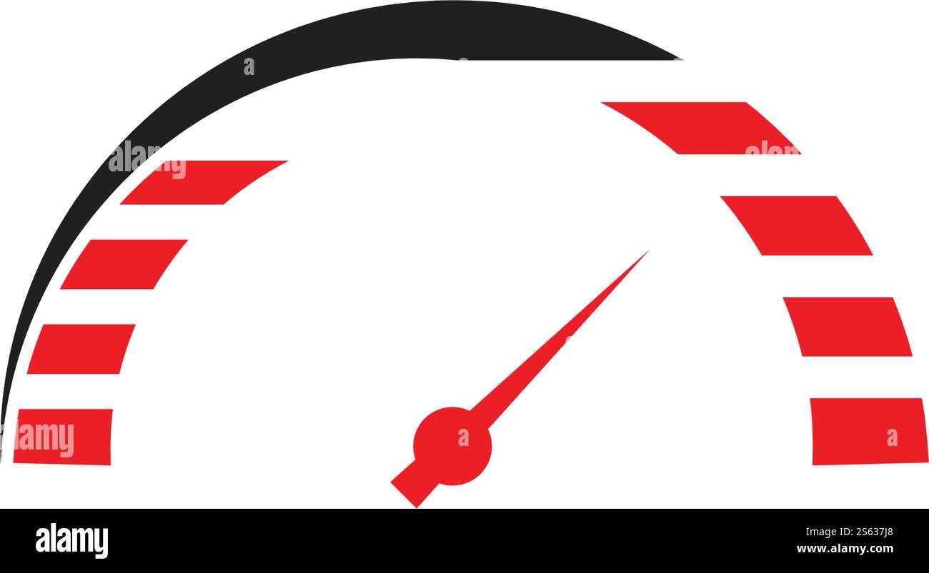 speedo meter logo icon template design Stock Vector Image & Art - Alamy