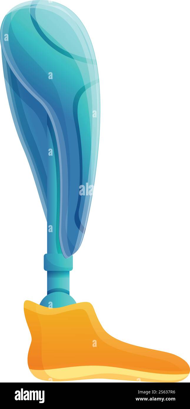 Bionic prosthesis icon. Cartoon of bionic prosthesis vector icon for ...