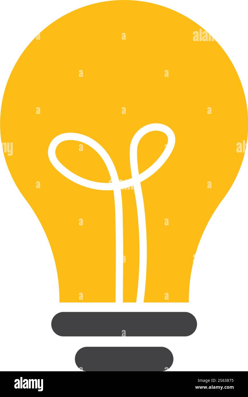 Bulb logo vector ilustration template Stock Vector Image & Art - Alamy