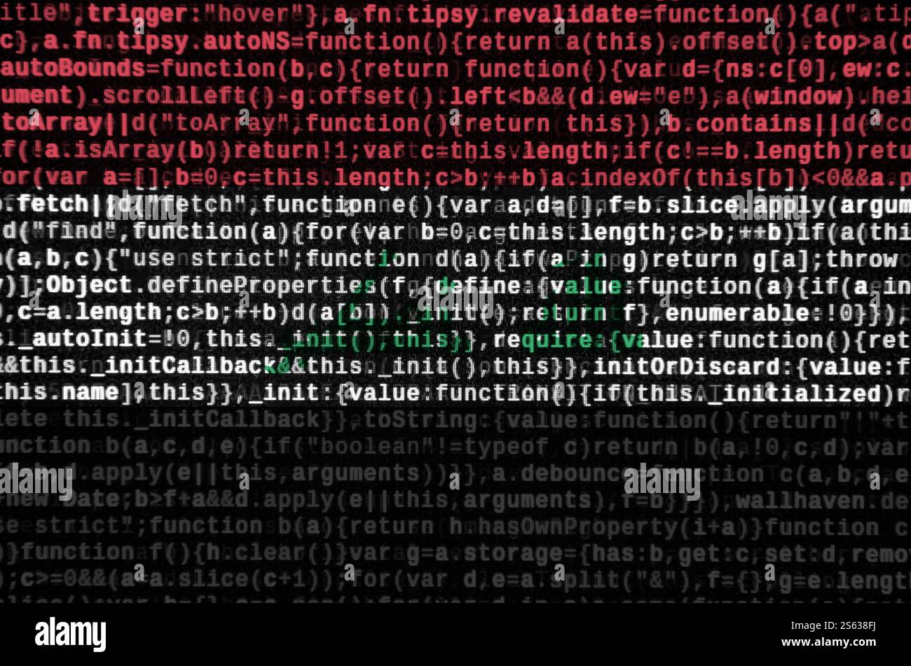 Iraq flag is depicted on the screen with the program code. The concept of modern technology and ...