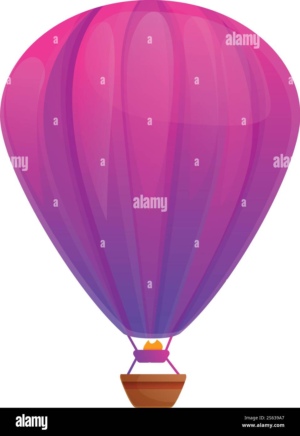 Helium air balloon icon. Cartoon of helium air balloon vector icon for ...