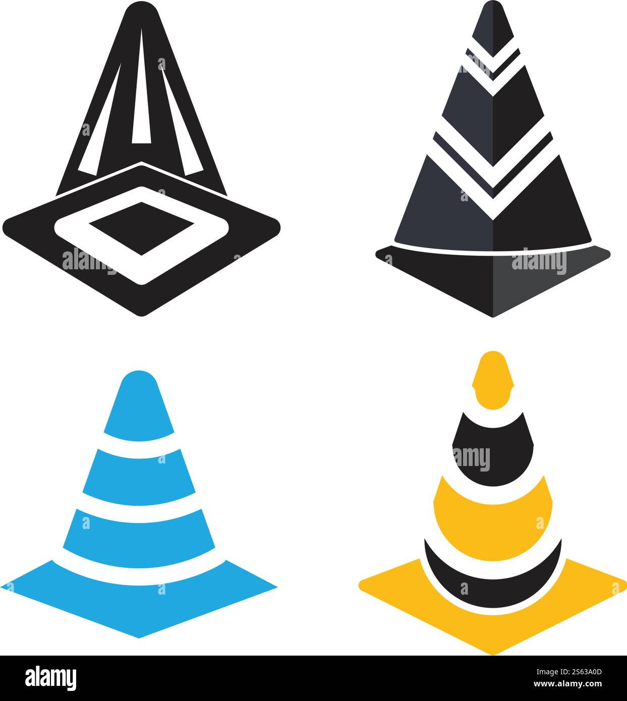 cone icon logo vector illustration Stock Vector Image & Art - Alamy