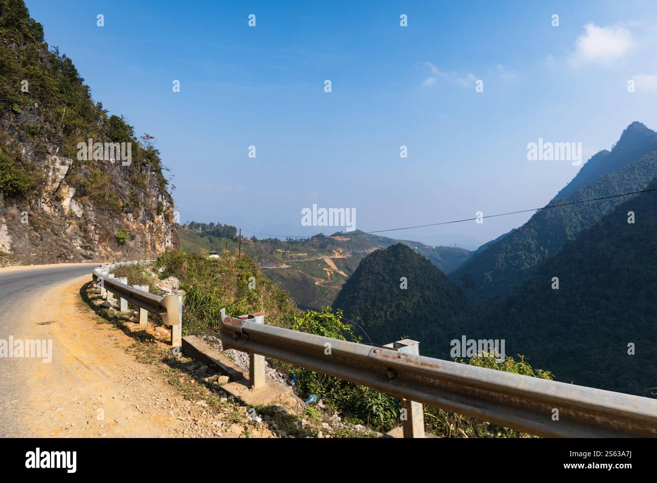 Ha Giang landscape in Northern Vietnam. Popular Ha Giang Loop tour ...