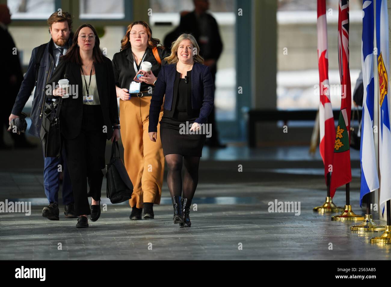 Ottawa, Canada. 15th Jan, 2025. New Brunswick Premier Susan Holt ...