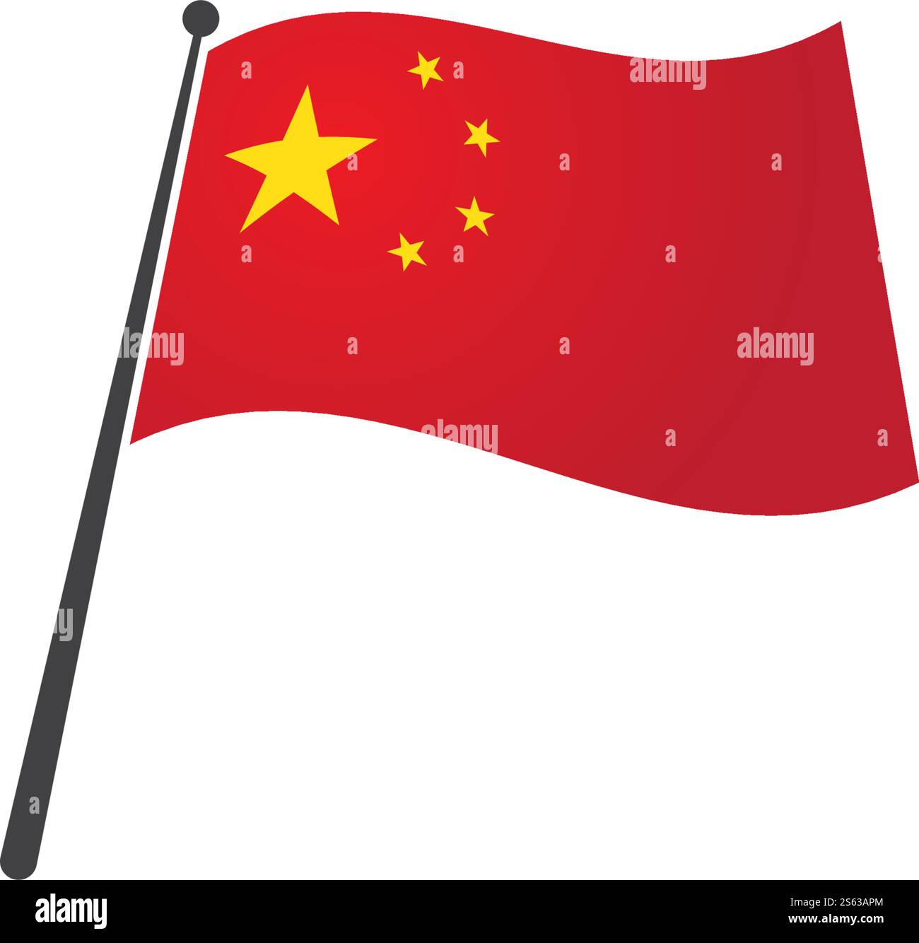 China flag Stock Vector Images - Alamy