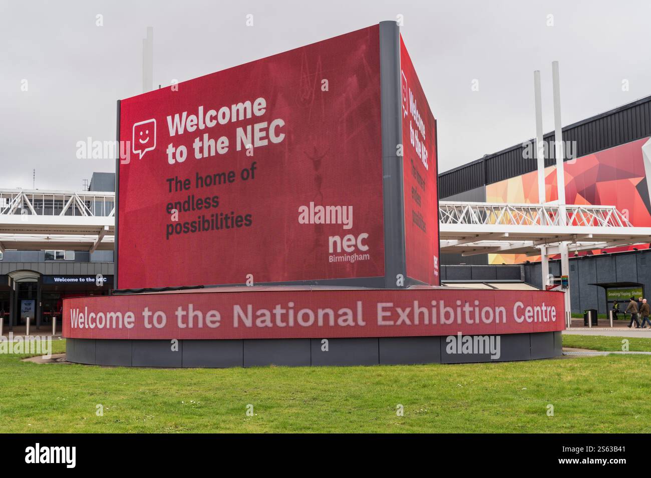 NEC - Exhibition centre, Birmingham/Coventry UK. National Exhibition Centre. Digital welcome ...