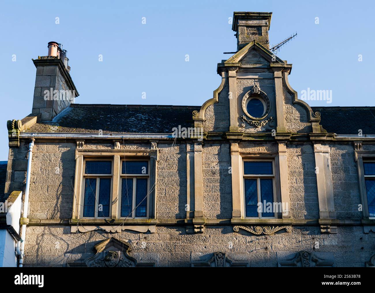 European style seen in upper floor of 19th c house on Peebles high ...
