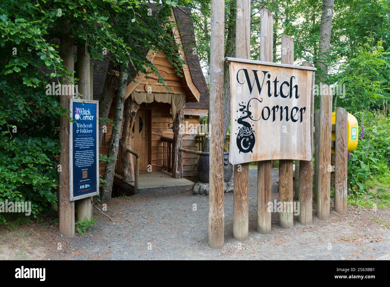 Witch Corner for children visiting at Abbotsford House Stock Photo - Alamy