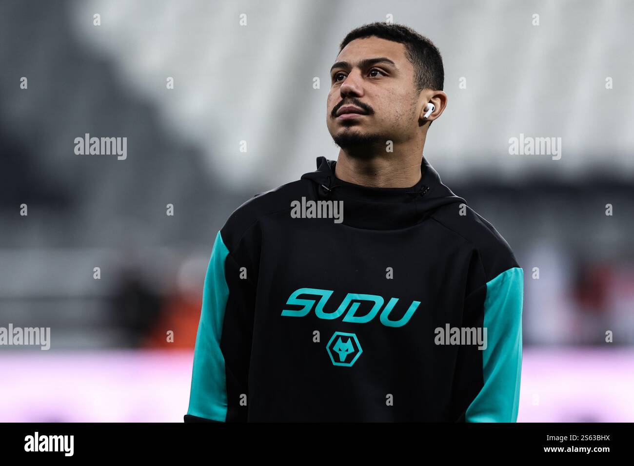 André of Wolverhampton Wanderers arrives ahead of the Premier League ...