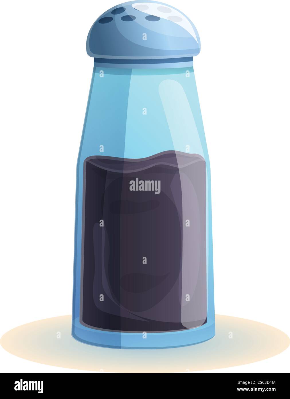 Pepper bottle icon. Cartoon of pepper bottle vector icon for web design ...