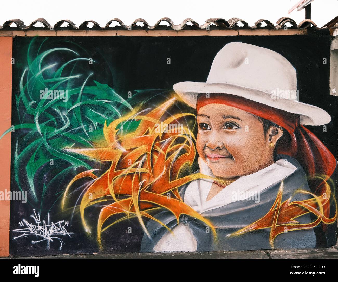 Ecuador Street Art Murals Stock Photo - Alamy