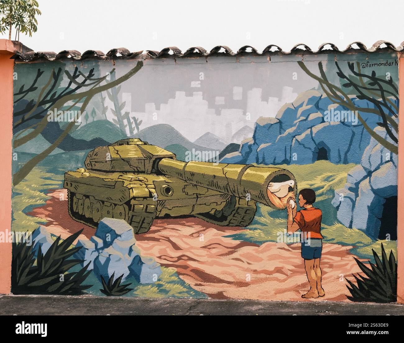 Ecuador Street Art Murals Stock Photo - Alamy