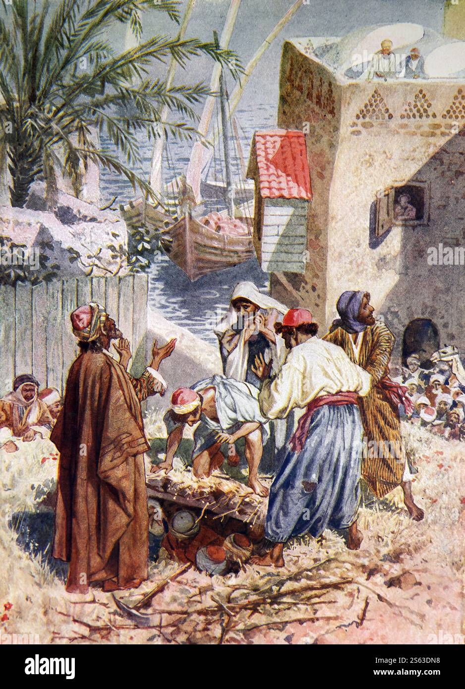 Jesus healing roof hi-res stock photography and images - Alamy