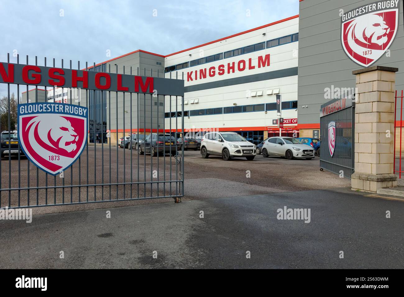Kingsholm Stadium a rugby union stadium located in Gloucester, England ...