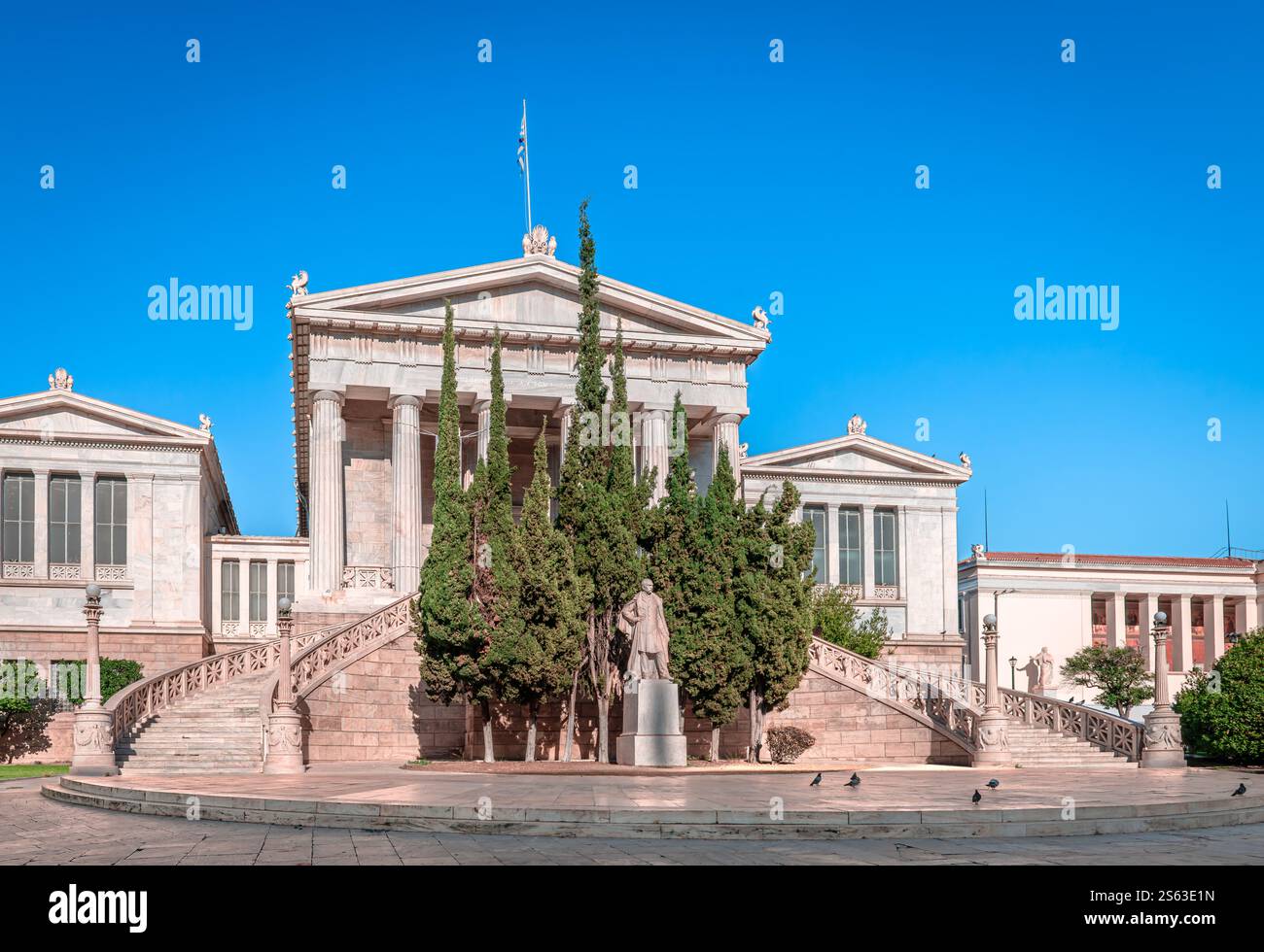 The National Library of Athens, aka the Vallianos building, part of the ...