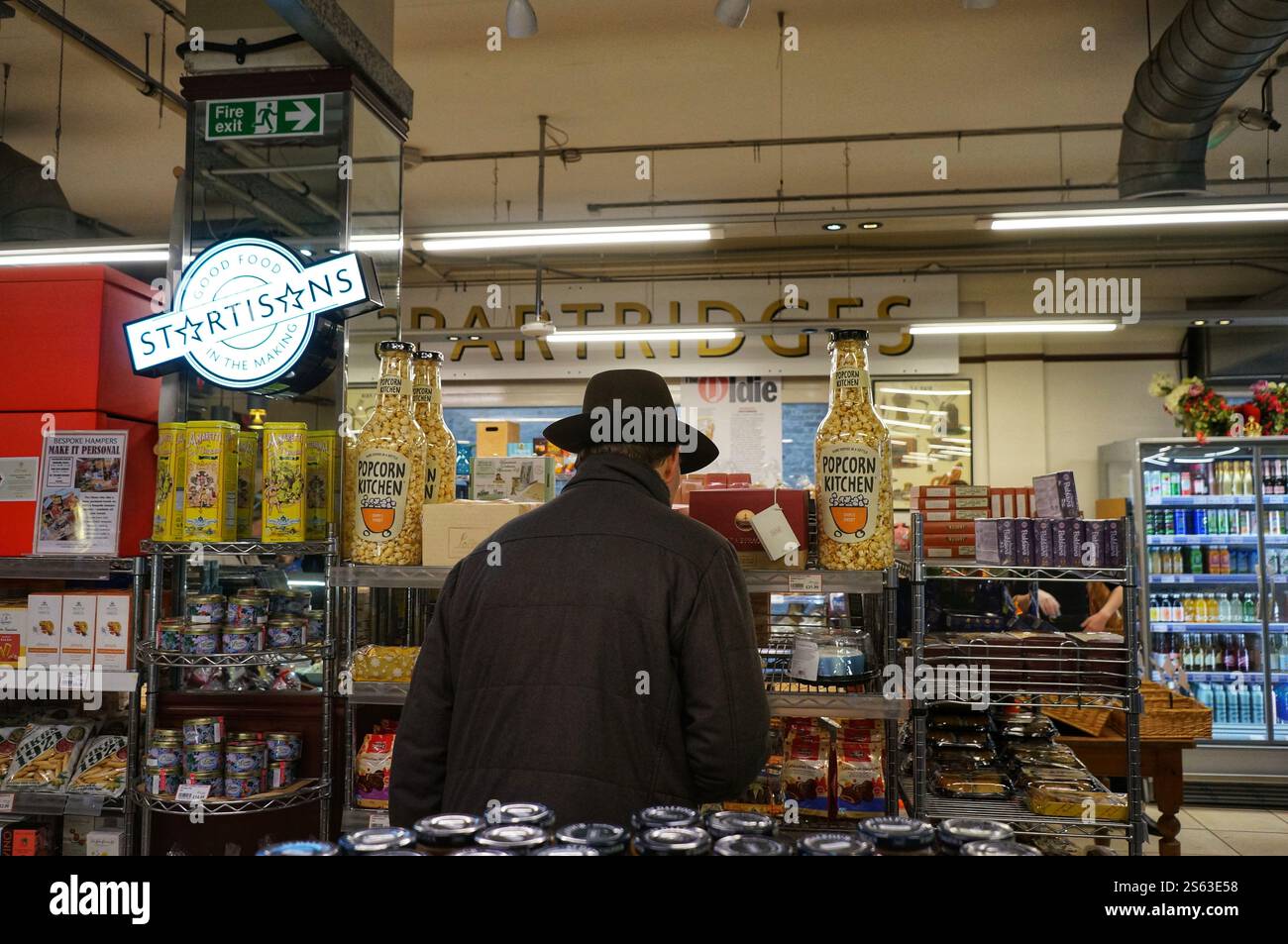 London, UK. 15th Jan, 2025. Famous grocer Partridges in Sloane Square ...