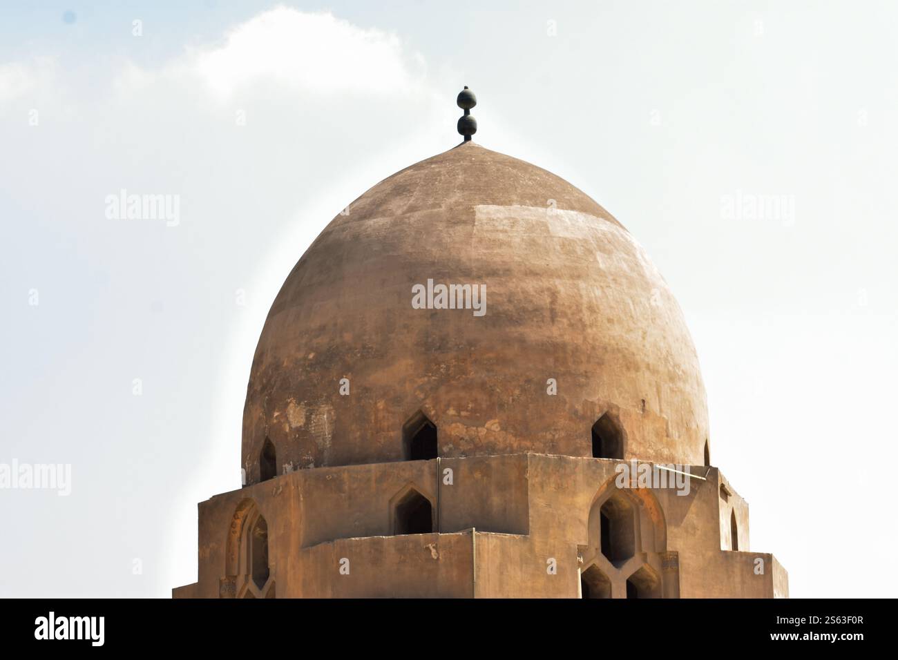 Dome of fountain in Ibn Tulun Mosque courtyard - Cairo, Egypt Stock ...