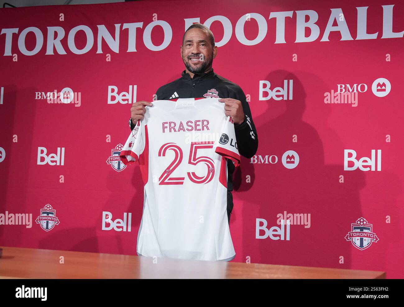 Toronto, Canada. 15th Jan, 2025. Robin Fraser, Toronto FC's new head ...