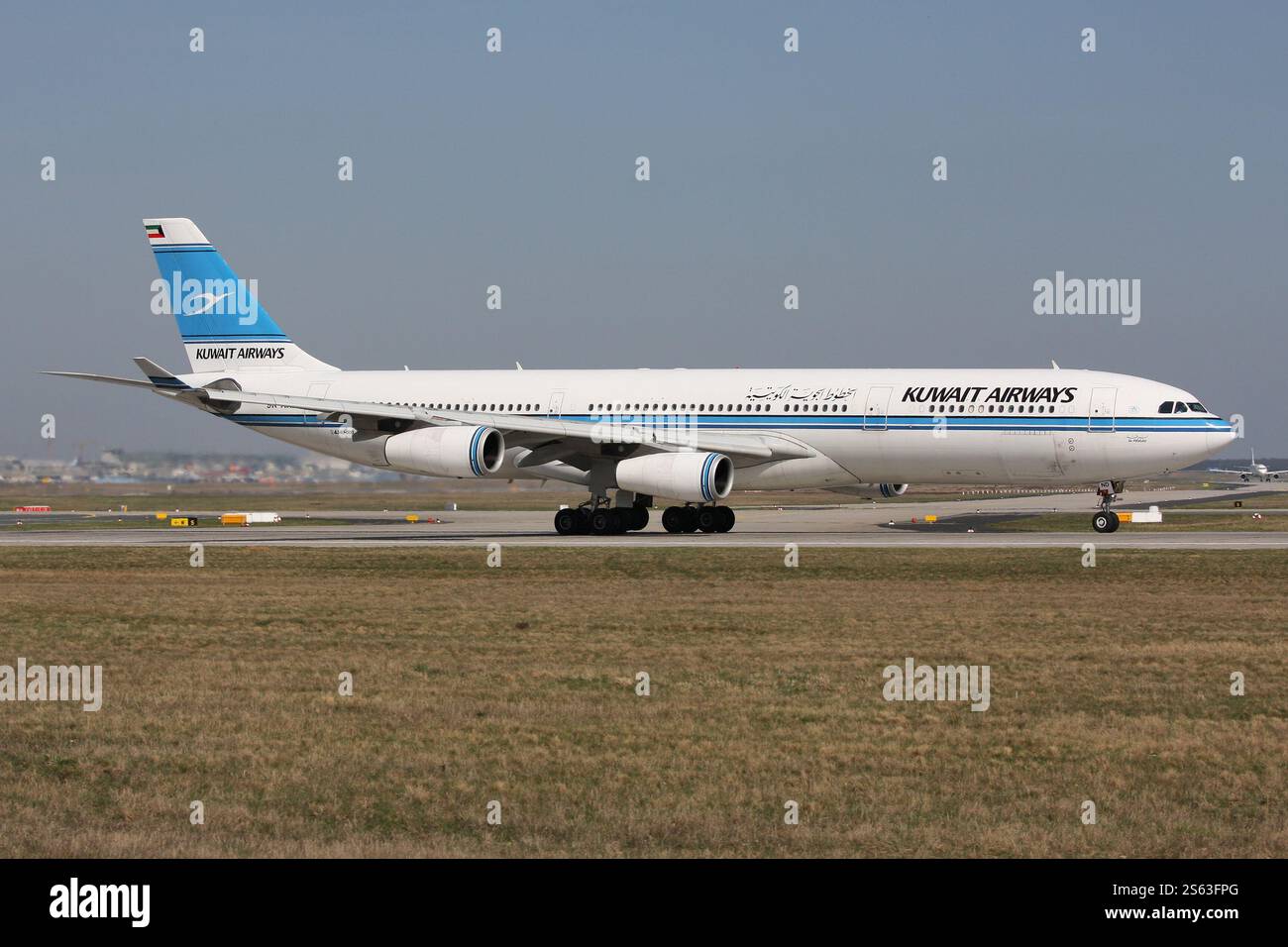Kuwait Airways Airbus A340-300 with registration 9K-AND on take off ...