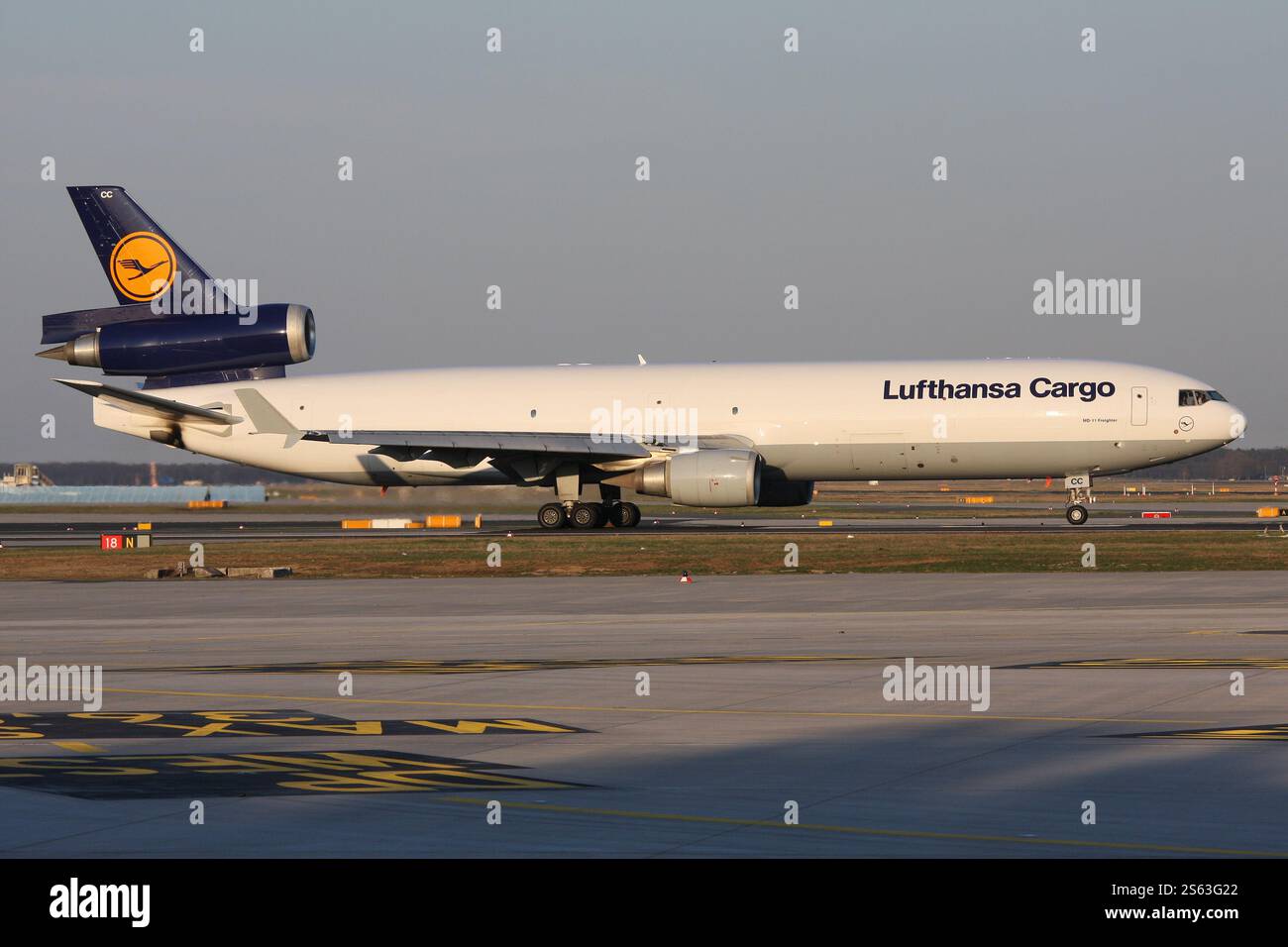 German Lufthansa Cargo McDonnell Douglas MD-11F with registration D ...